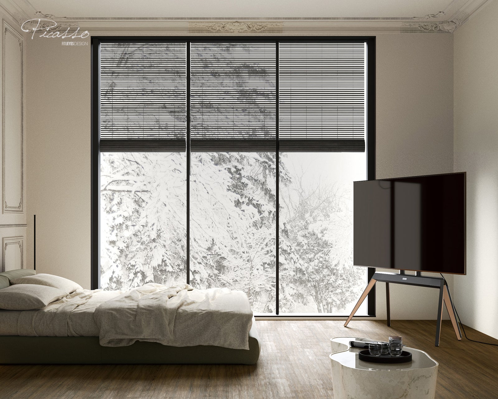 Floor Easel TV Stand FT88 | FITUEYES UK